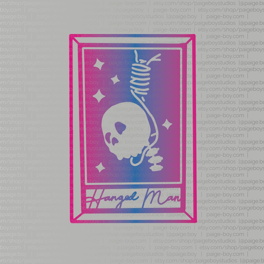 The Hanged Man SVG Vector File for Cricut Glowforge or - Etsy