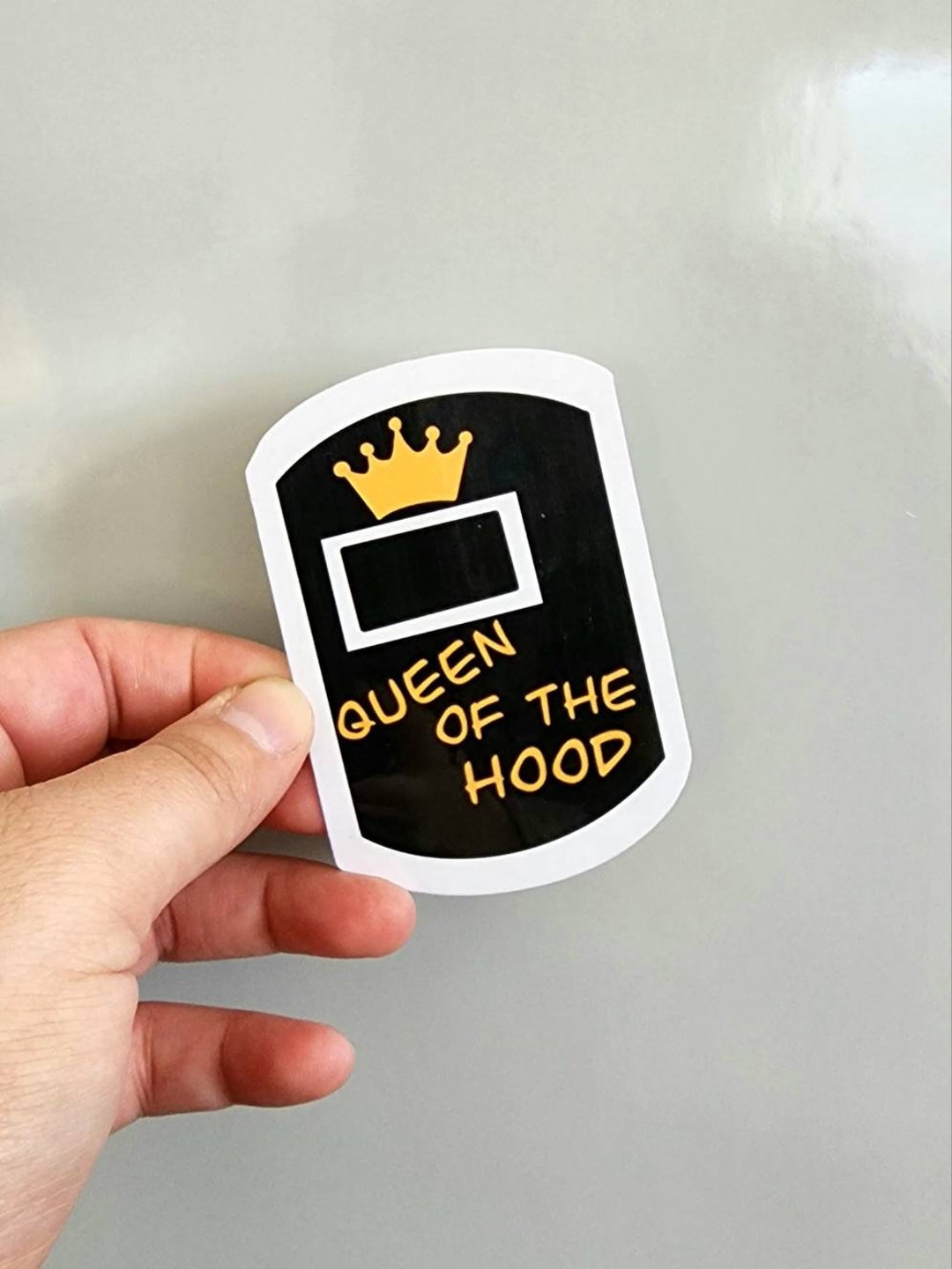 Sticker Queen of the Hood Woman Welder - Etsy