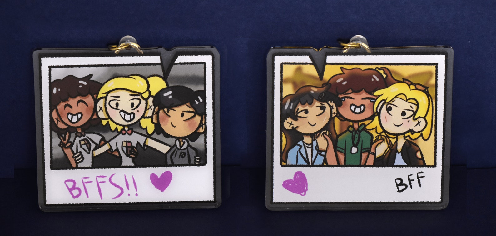 PREORDER Amphibia BFF Polaroid Acrylic Keychain - Etsy
