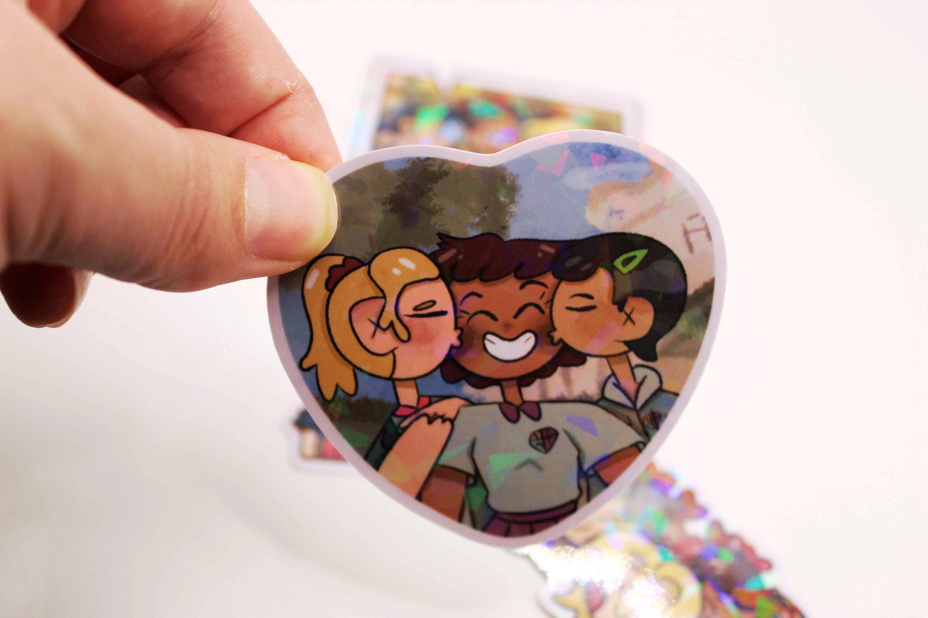 3" Amphibia Stickers - Waterproof and Holographic! - Etsy