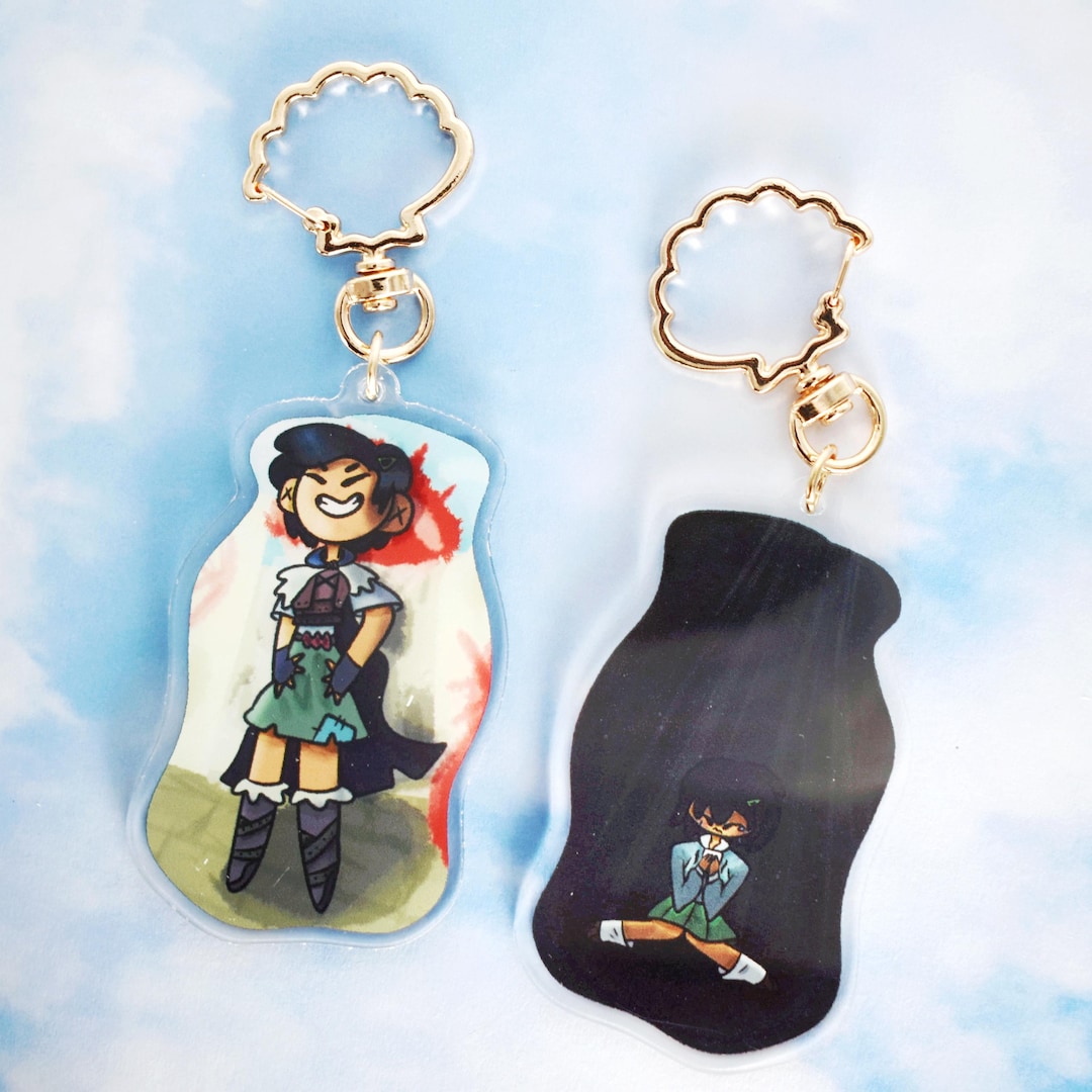 Marcy Wu 3" Double Sided Acrylic Keychain - Etsy