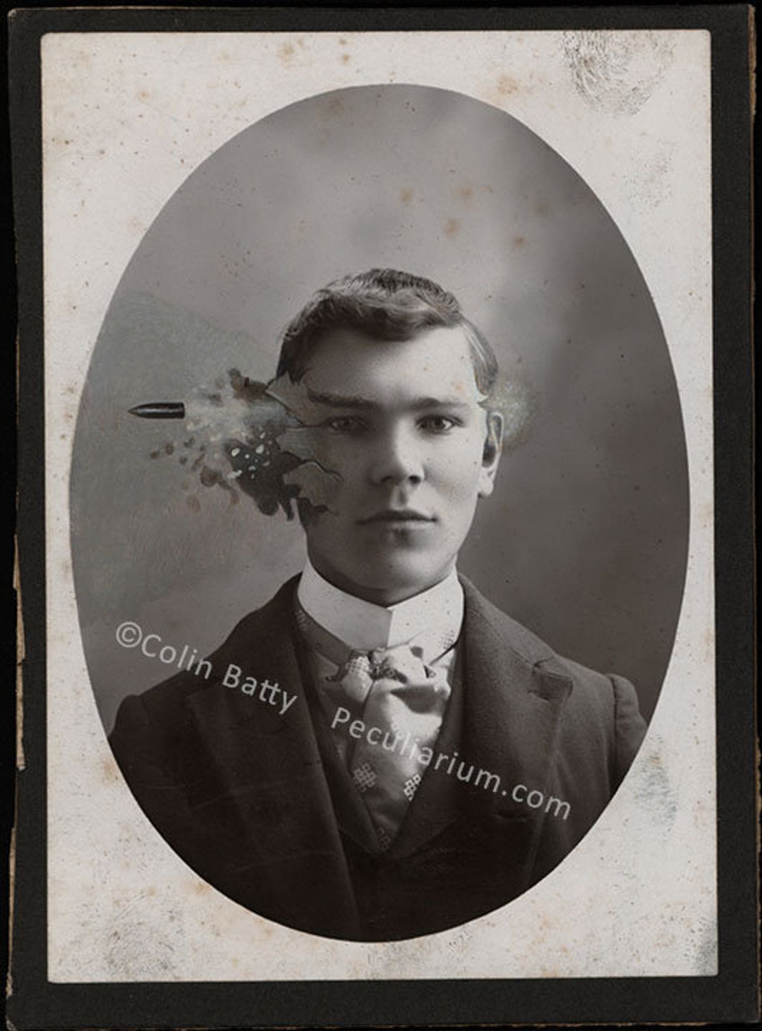 Bullet Through the Head by Colin Batty FreakyButTrue Peculiarium - Etsy.de