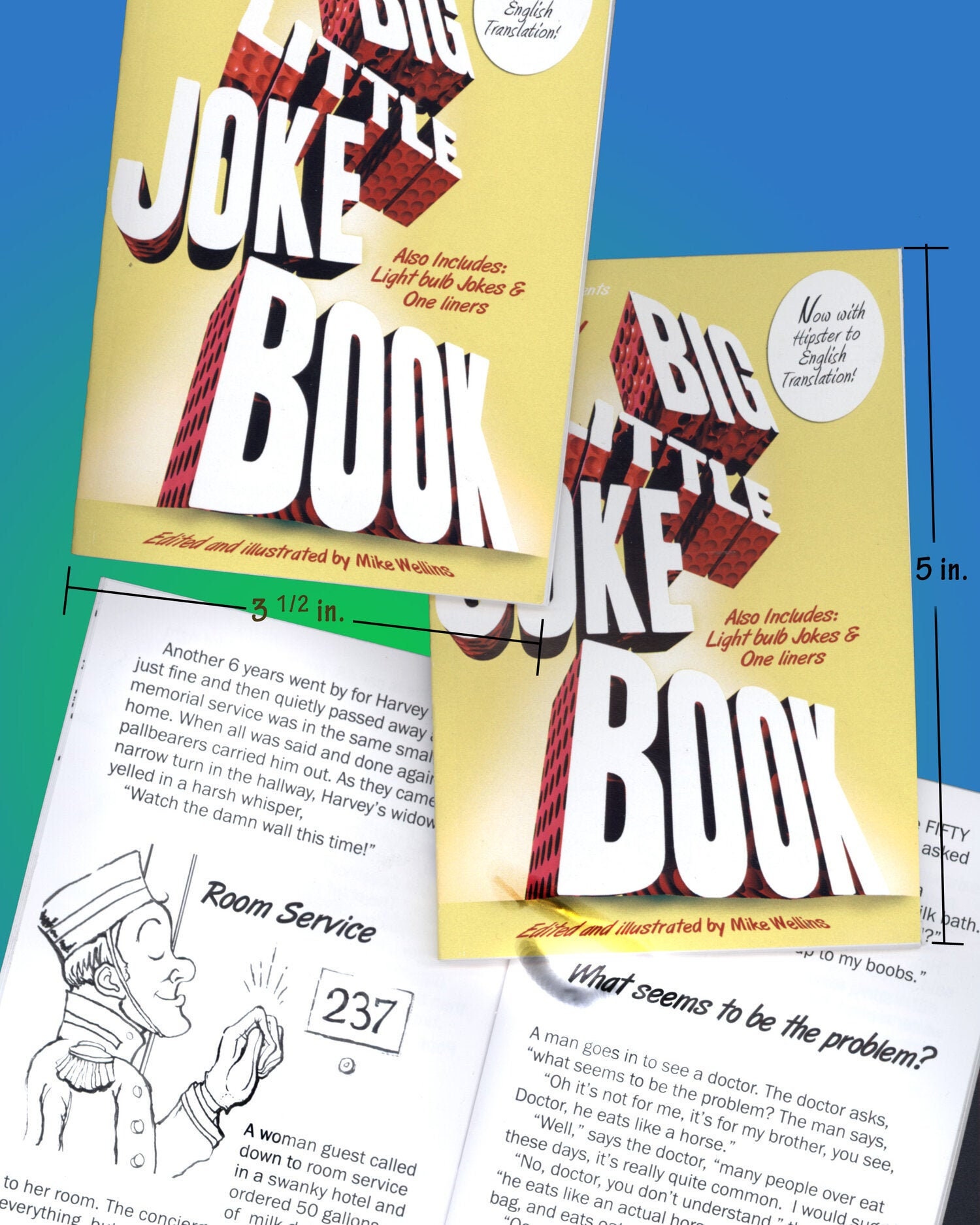 Big Little Joke Book by Mike Wellins Freakybuttrue Peculiarium - Etsy