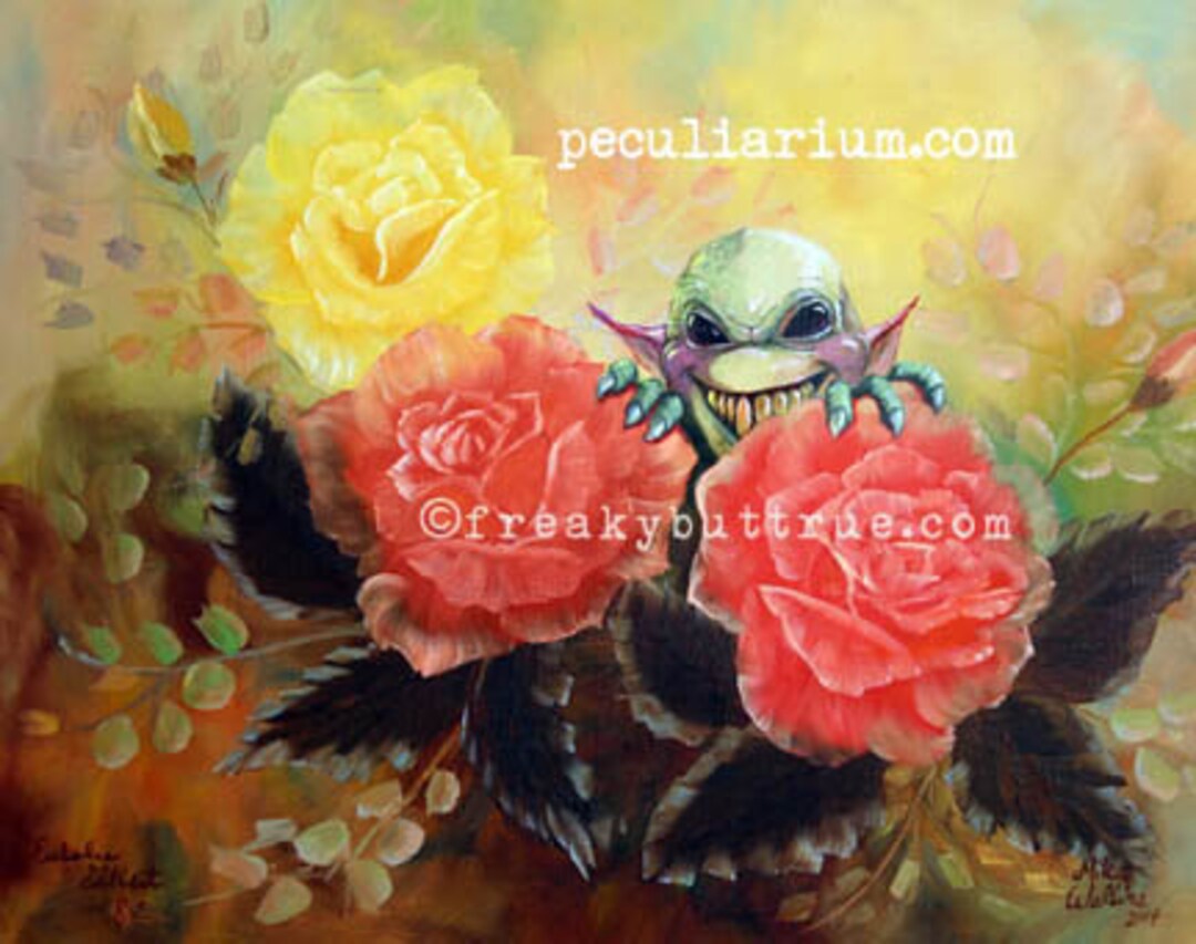 She Loves Me Not (2013) (NERC) Print by Mike Wellins Freakybuttrue ...