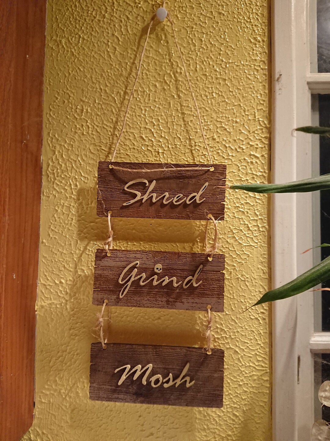 Shred Grind Mosh Inspiration Wall Art Freakybuttrue Peculiarium - Etsy