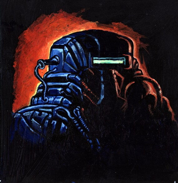 Alien Armor 2018 Original Painting by Mike Wellins - Etsy