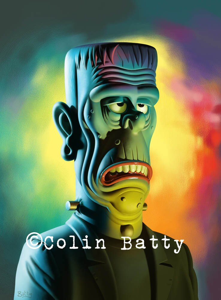 The Monster by Colin Batty Freakybuttrue Peculiarium - Etsy