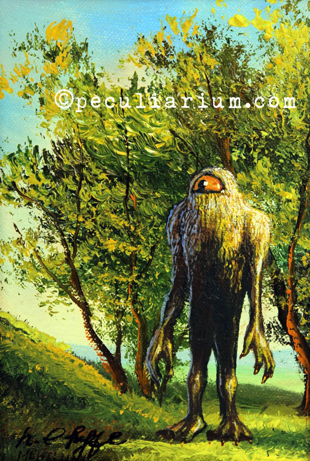 Cyclops in the Trees 2014 NERC Print by Mike Wellins Freakybuttrue ...