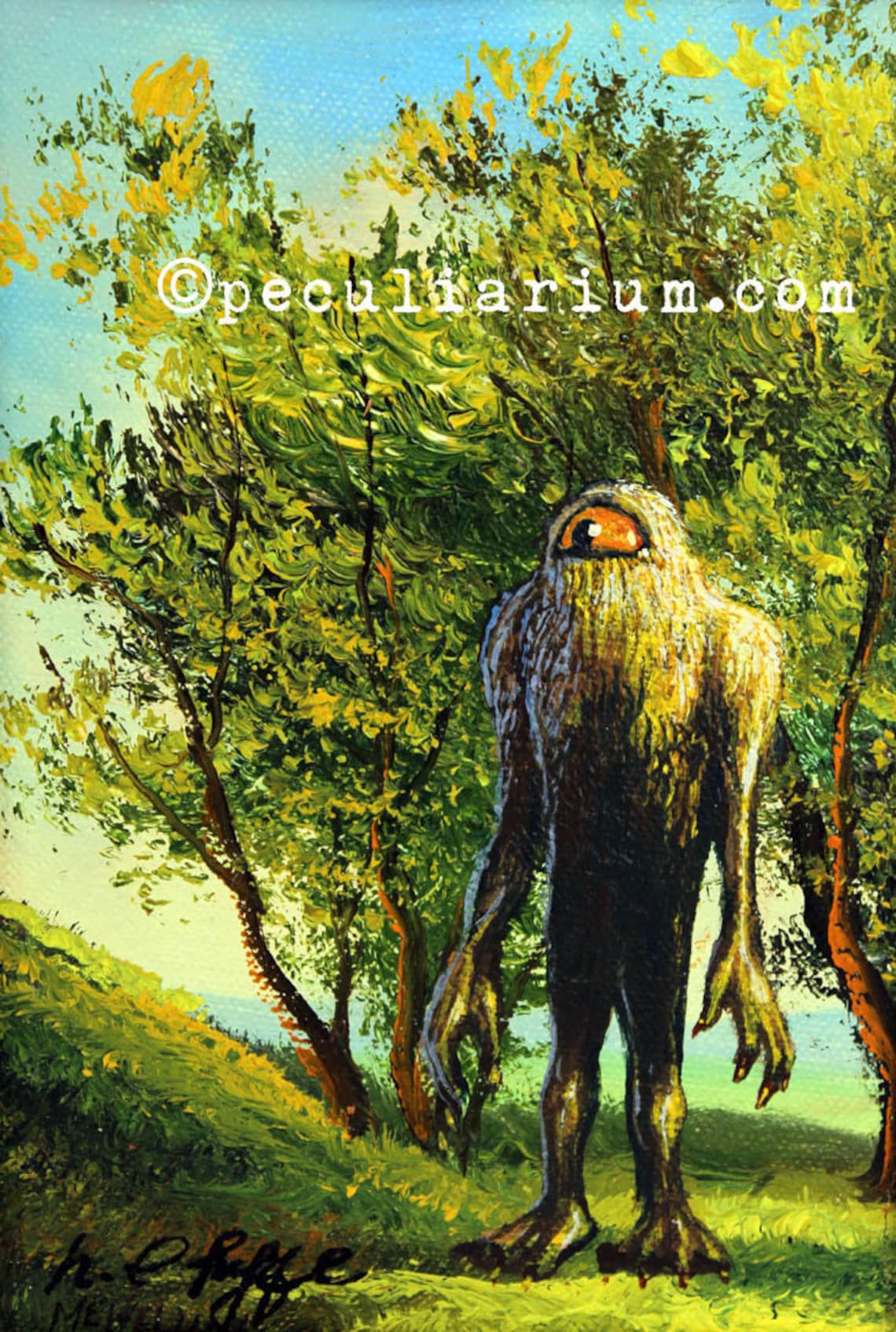 Cyclops in the Trees 2014 NERC Print by Mike Wellins Freakybuttrue ...