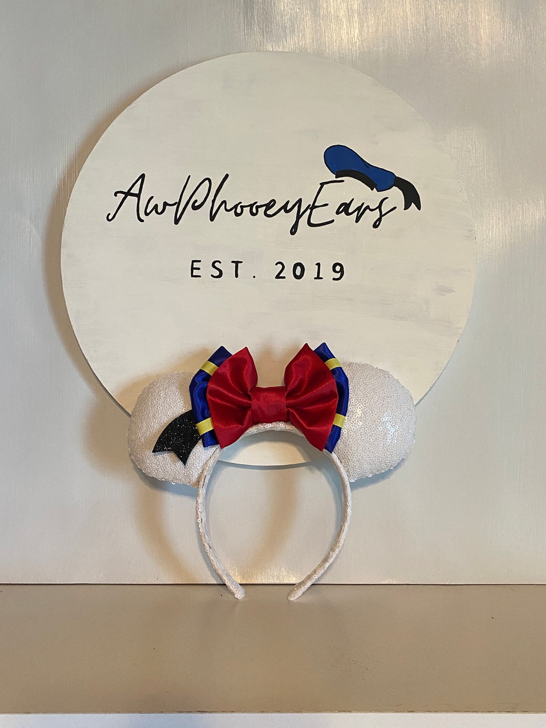 Donald Duck Ears - Etsy