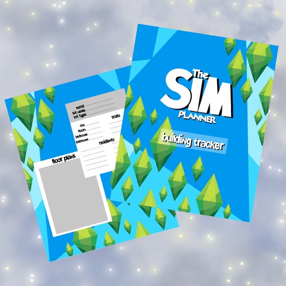The Sim Planner Building Tracker - Etsy UK