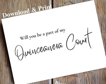 Quince Court Invitation - Etsy