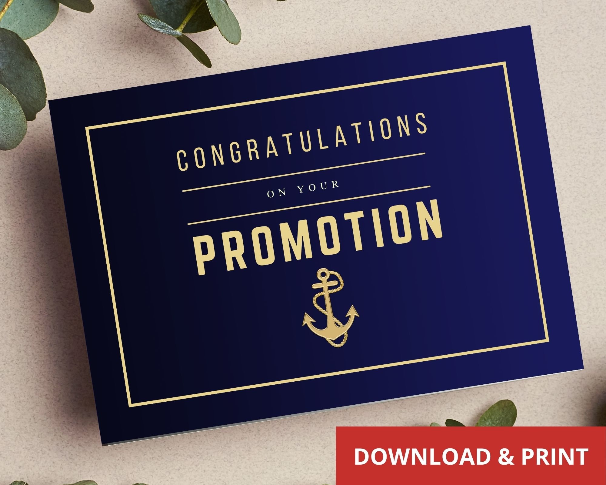 Congratulations on Your Promotion Card, Military Promotion, Greeting ...