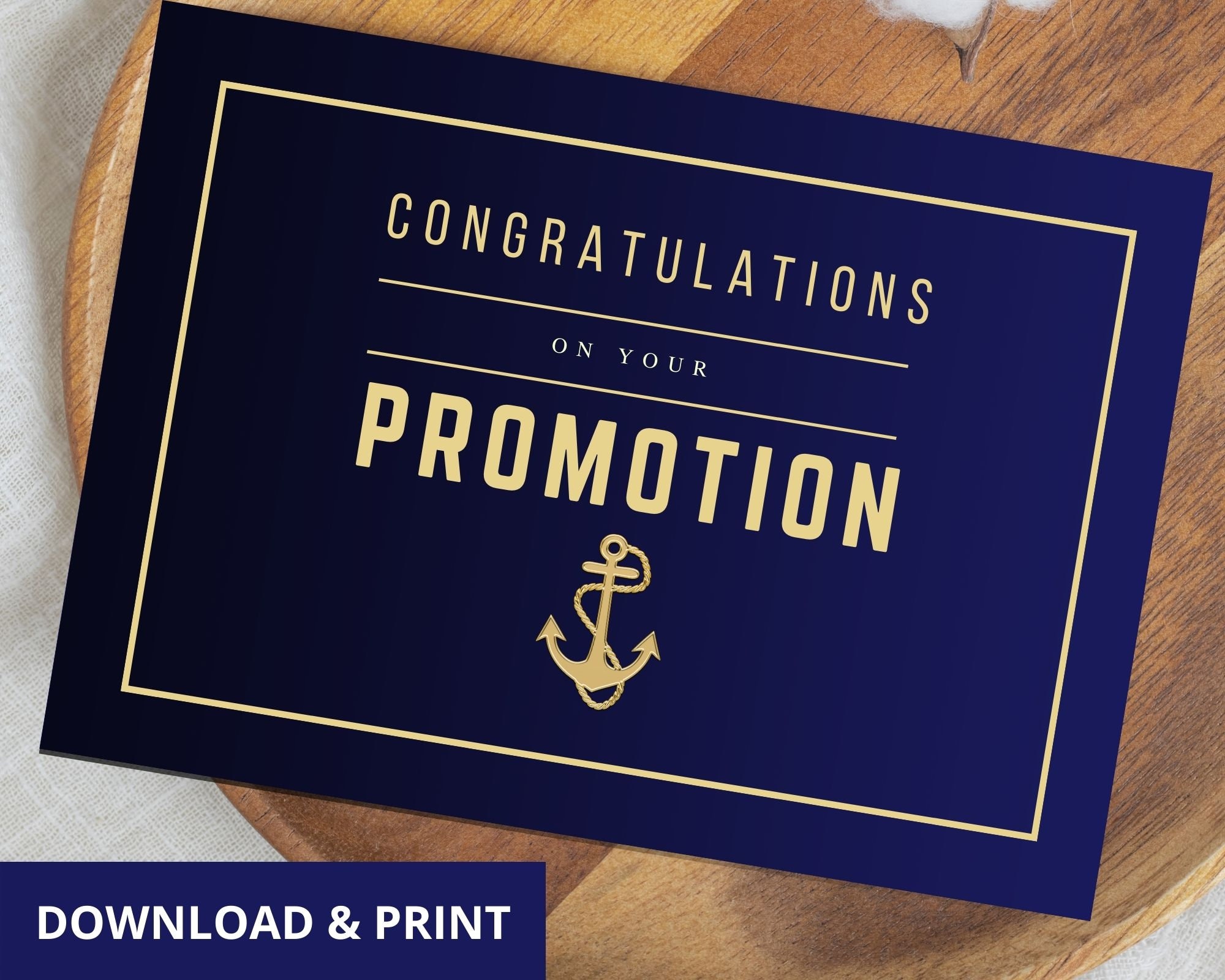 Congratulations on Your Promotion Card, Military Promotion, Greeting ...