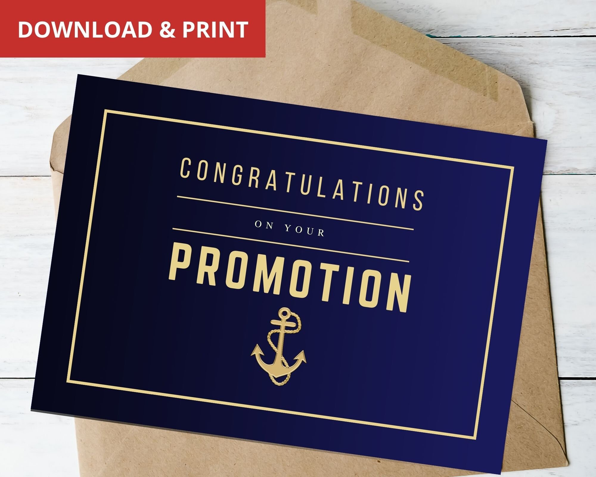 Congratulations on Your Promotion Card, Military Promotion, Greeting ...