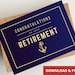 Digital Military Retirement Card, Printable Congratulations on Your ...