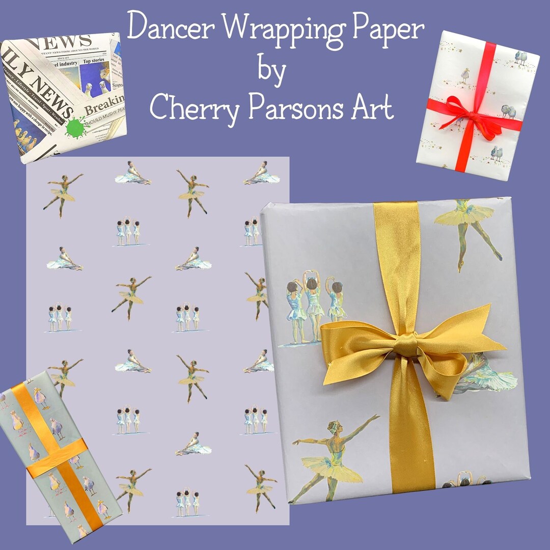 Dancer Wrapping Paper - Etsy