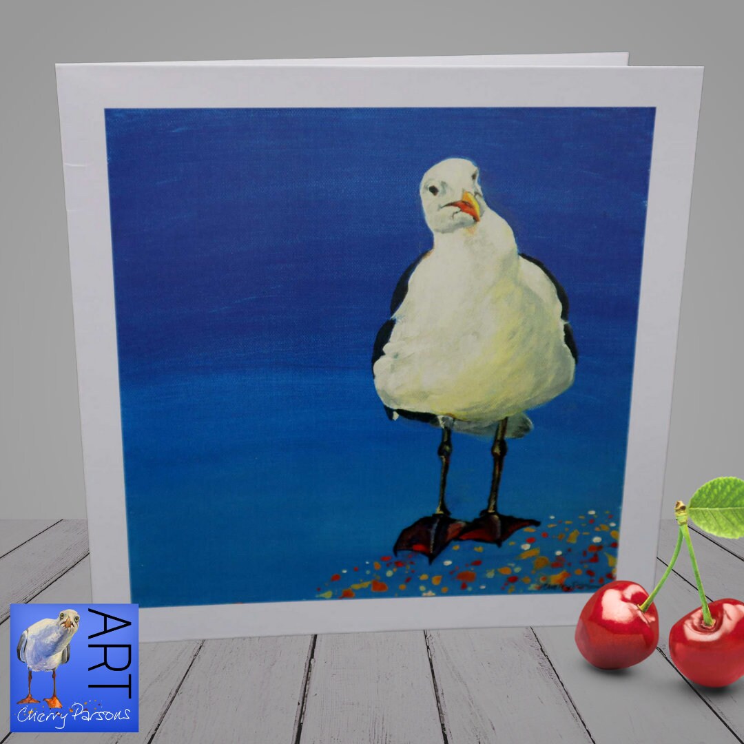 Blank Card - Seagull Art Range - Funny, Humour, Birthday, Thank You ...