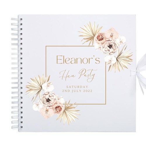Personalised Hen Party Scrapbook Photo Album Bridal Shower - Etsy UK