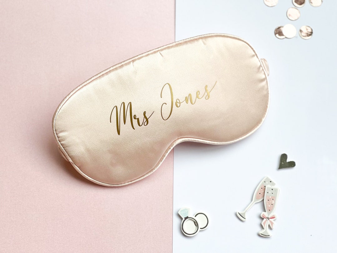 LUXE Bride Sleep Mask - Mrs Sleep Mask - Bride to Be Gift - Bridal ...