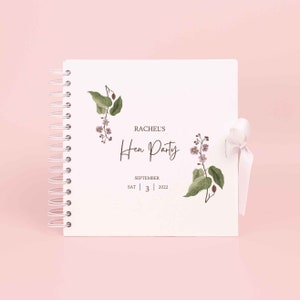 Personalised Hen Party Scrapbook Photo Album, Bridal Shower Scrapbook ...