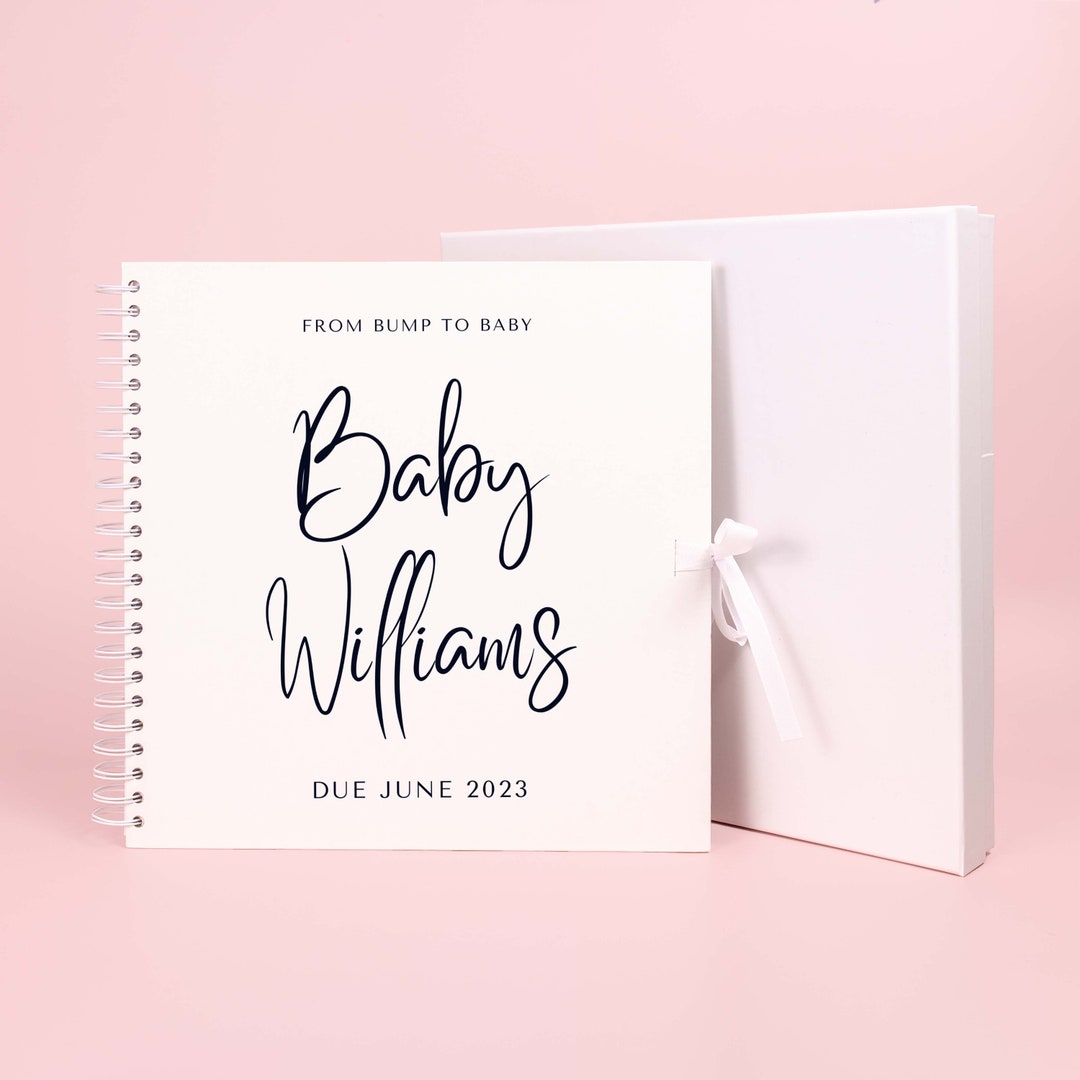 From Bump to Baby Scrapbook, Pregnancy Scrapbook, Pregnancy Journal ...