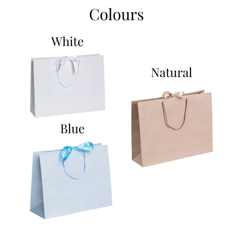 Personalised Halloween Gift Bag, Name Gift Bags, White Gift Bag With ...