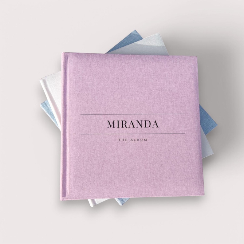 Personalised Photo Album With Sleeves, Perfect for Photos and Heartfelt ...