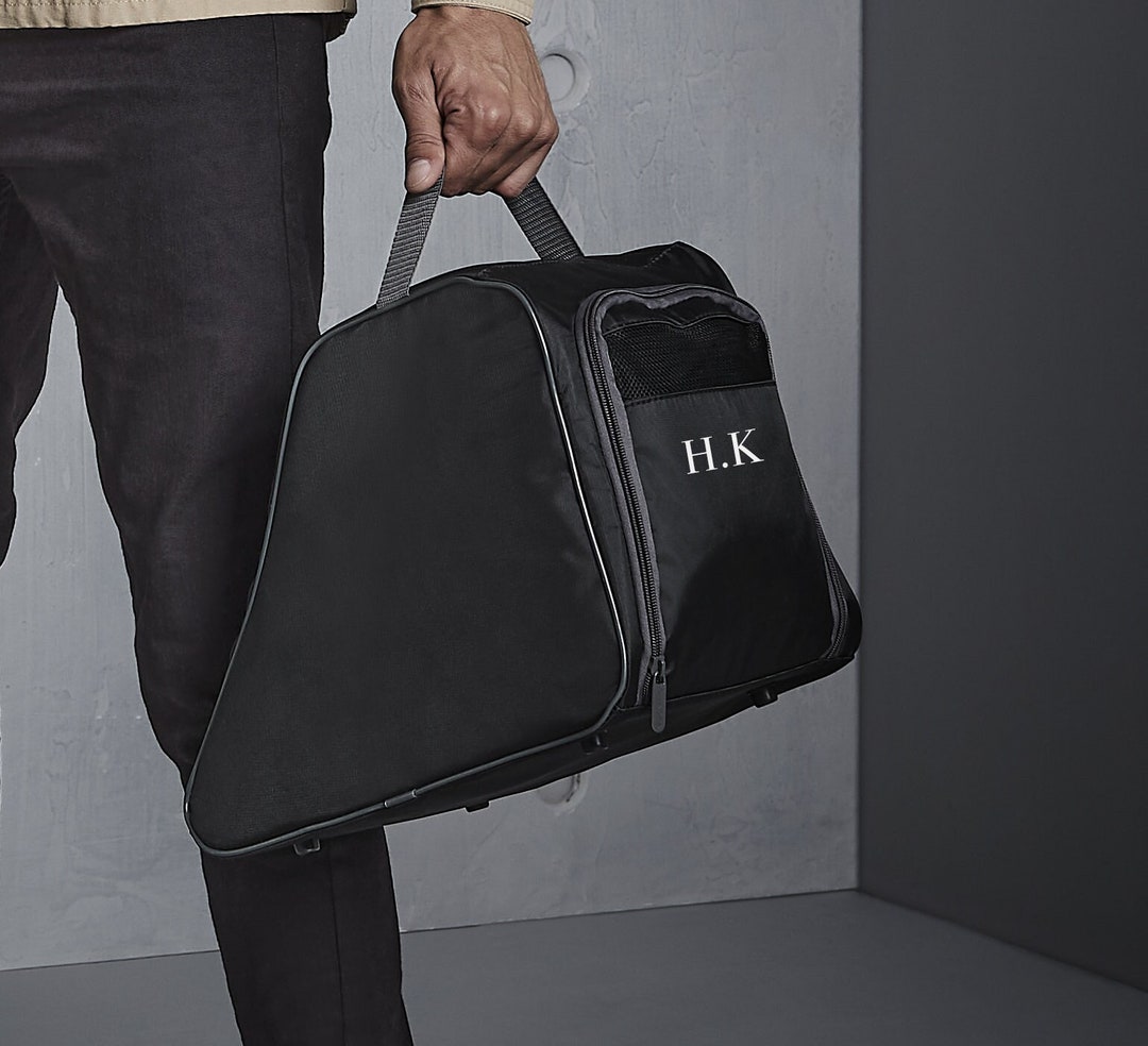 Personalised Monogram Walking Boot Bag, Hiking Boot Bag, Bag for Muddy ...