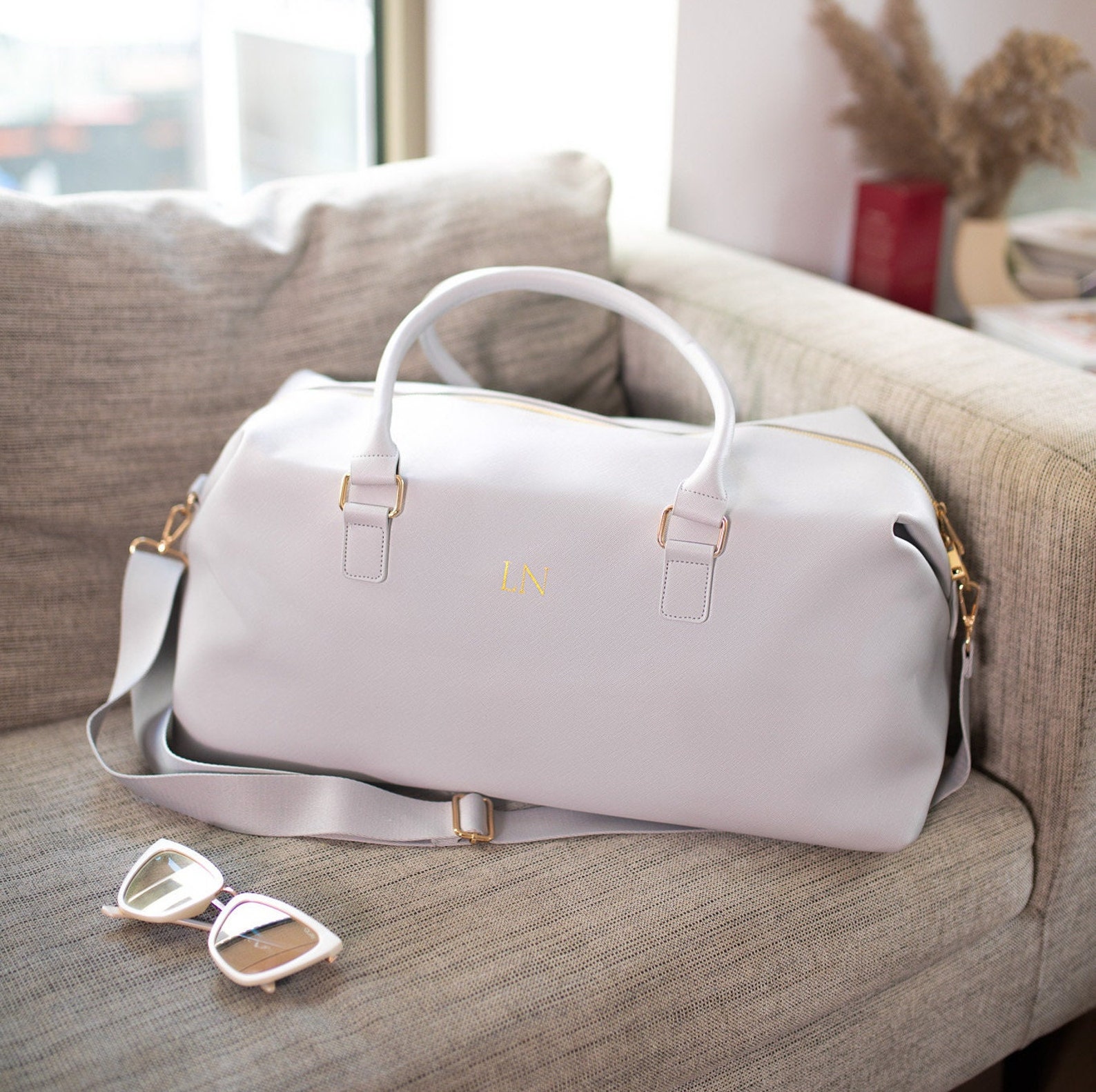 Personalised Bag With Initials Weekender Holdall Initials - Etsy