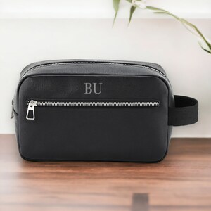 Personalised Toiletry Wash Bag, Initials Bag With Monogram, Cosmetic ...