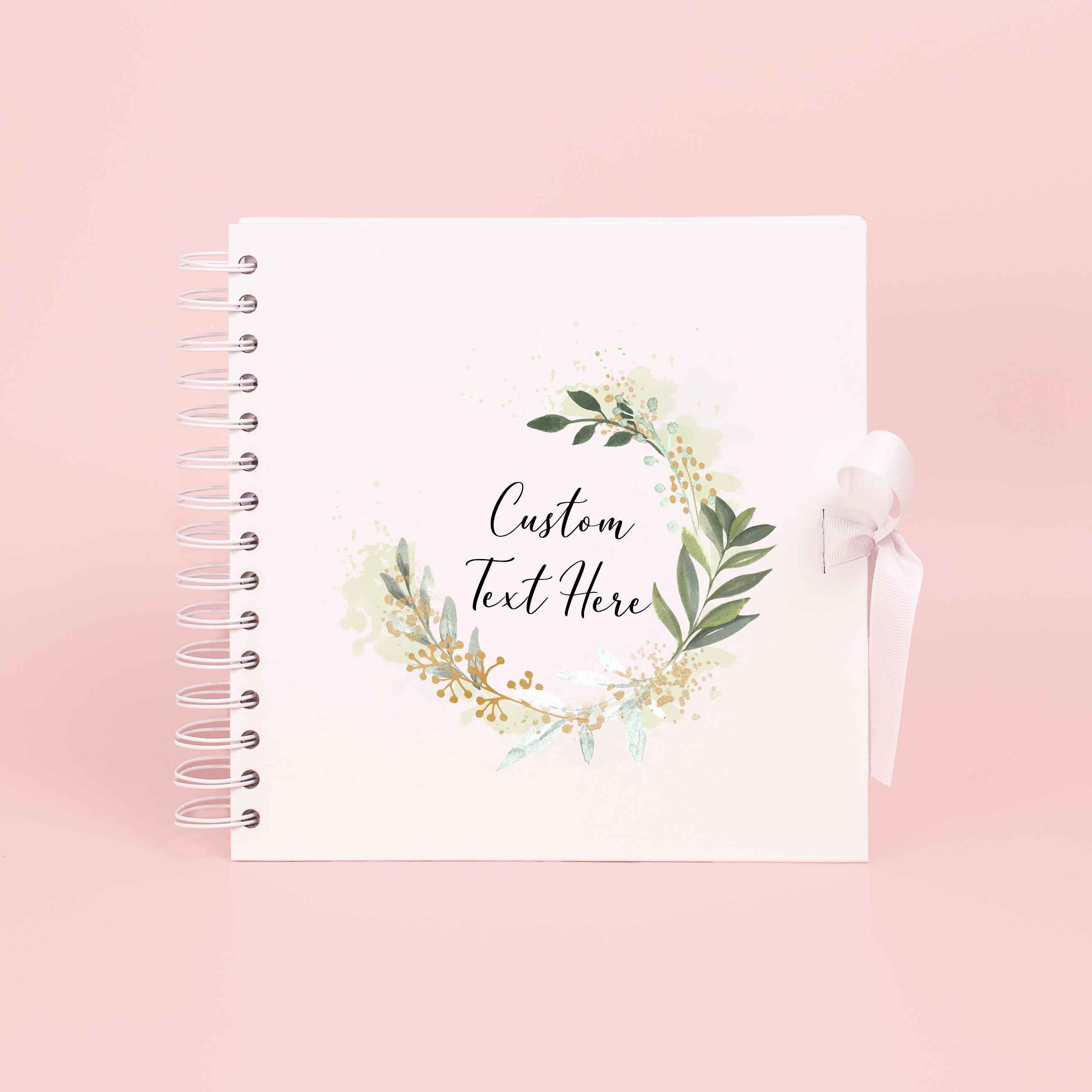 Personalised Custom Text Scrapbook Photo Album New Baby Gift - Etsy