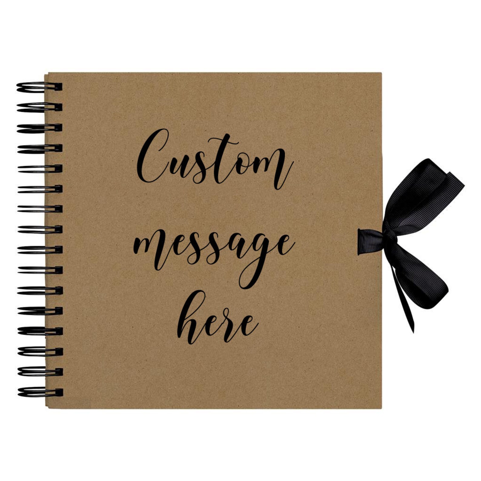 Any Text Personalised Scrapbook / Your Message Here Custom - Etsy UK