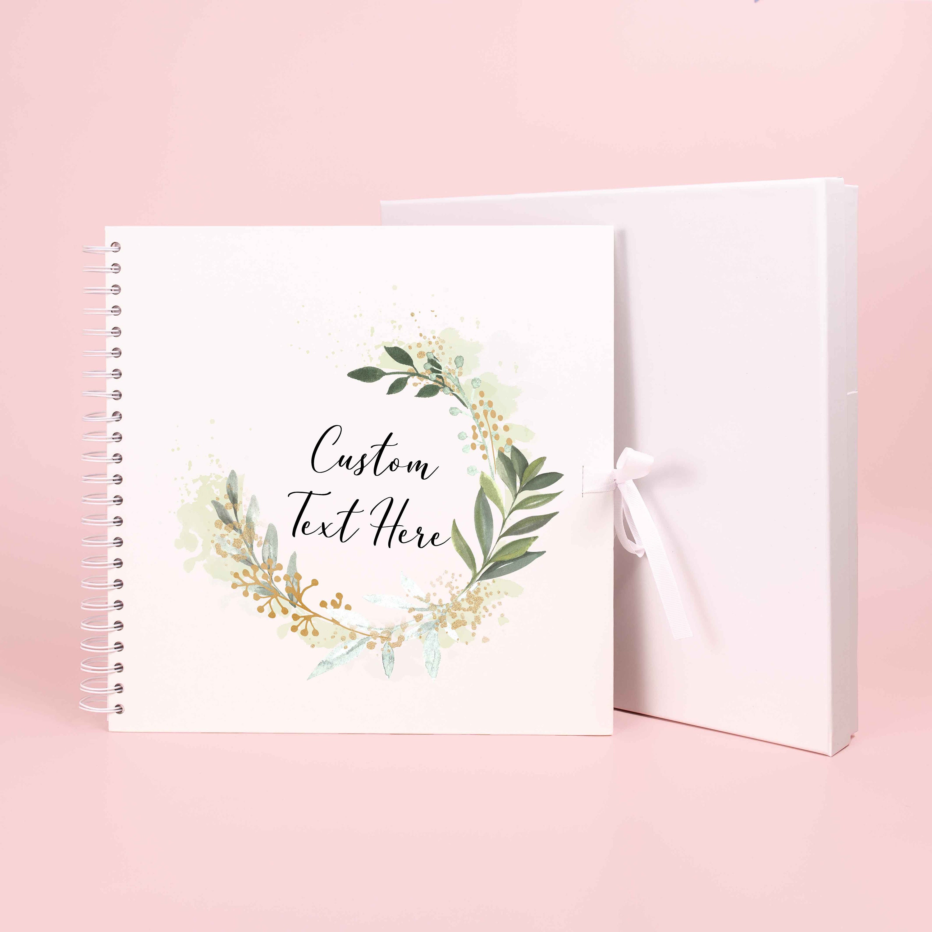 Personalised Custom Text Scrapbook Photo Album New Baby Gift - Etsy