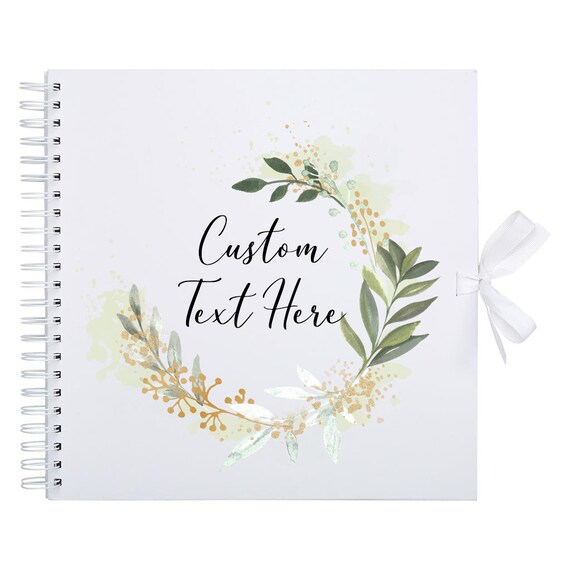 Personalised Custom Text Scrapbook Photo Album New Baby Gift - Etsy