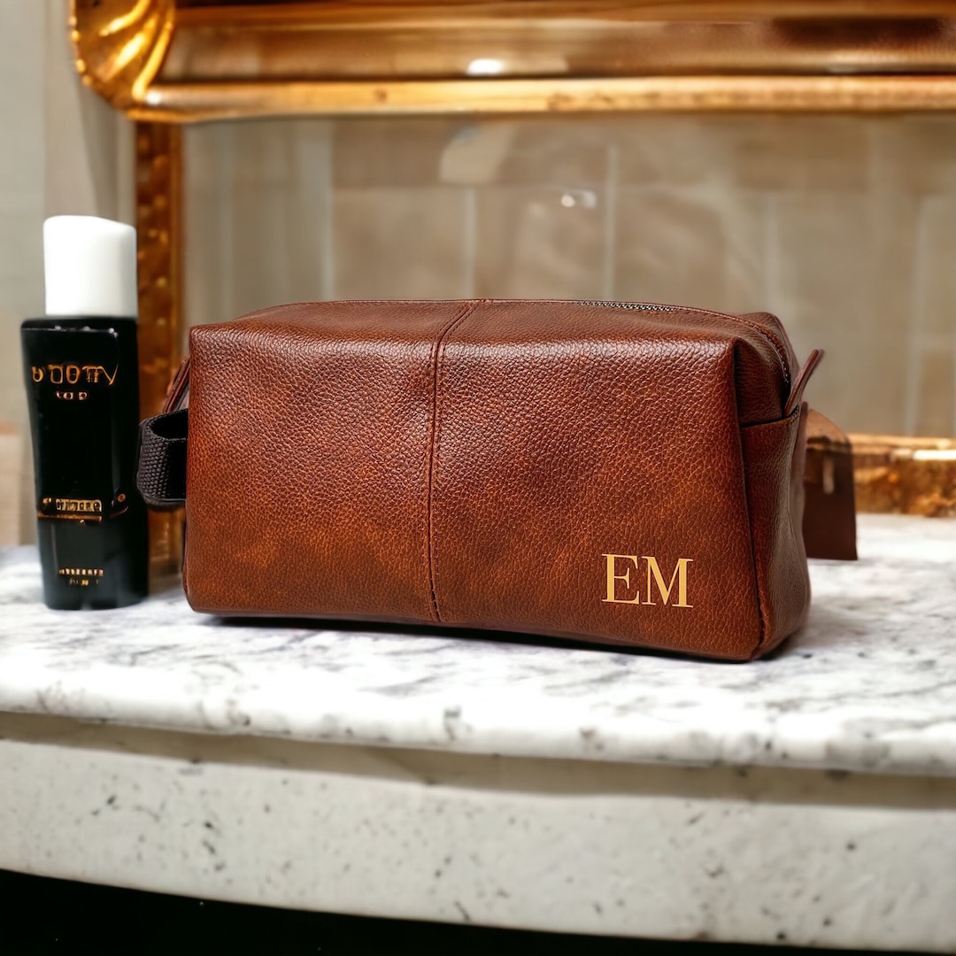 Personalised Wash Bag, Custom Toiletry Bag for Him, Fathers Day, Gift ...