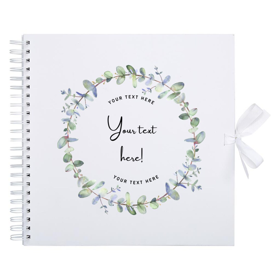 Personalised Custom Text Scrapbook Photo Album, Hen Party Scrapbook ...