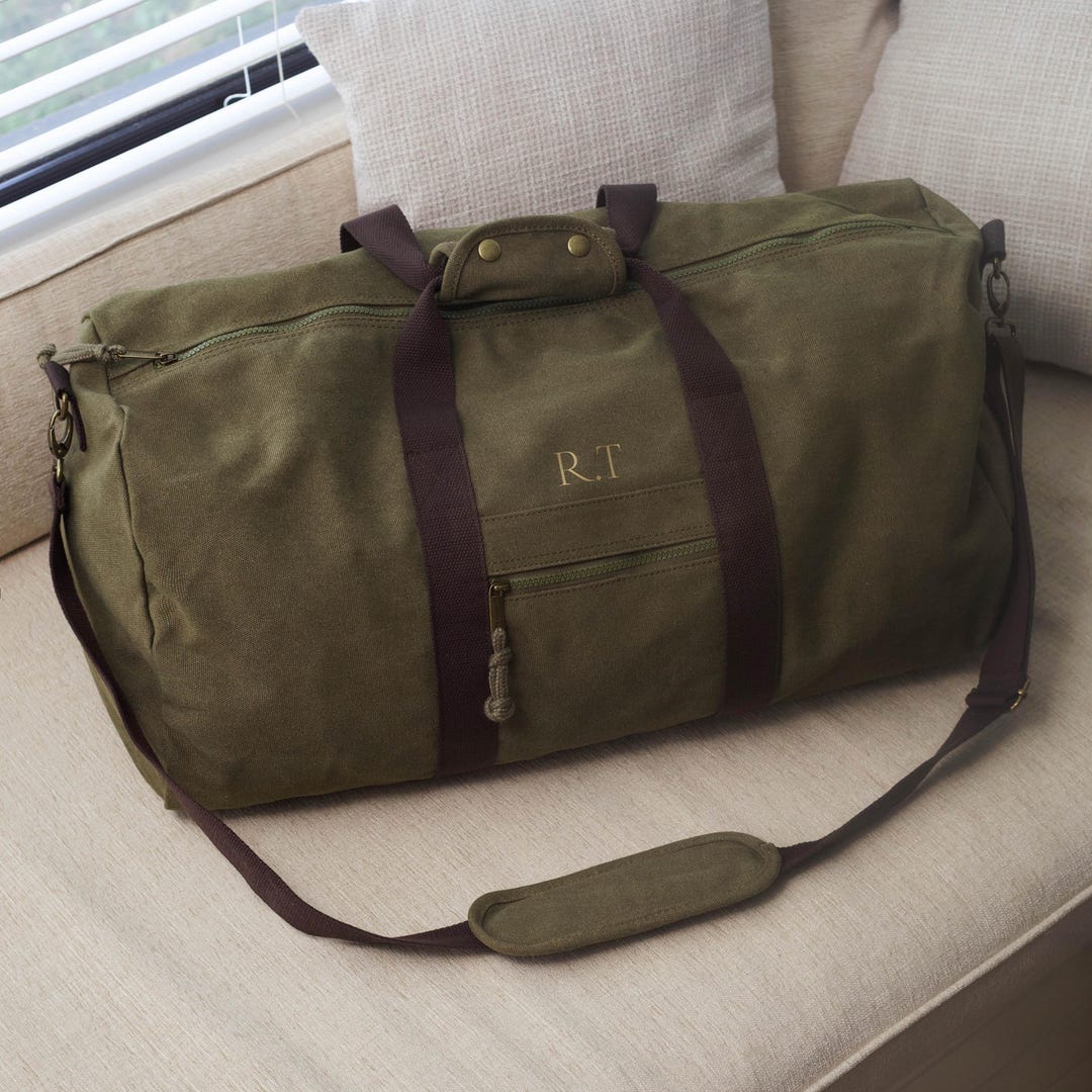 Personalised Mens Holdall Weekend Bag, Mens Bag for Travelling, Weekend ...