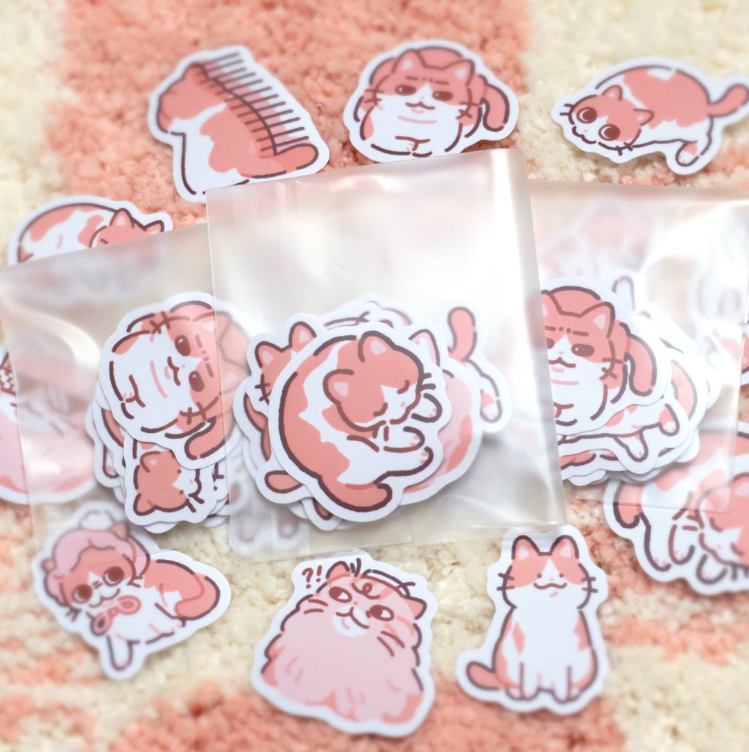 Tux Kitty & Other Vinyl Sticker Matte [pack of 15] - Etsy