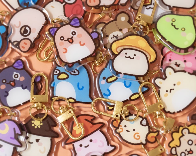 Maplestory Monsters Inspired Perler Keychains, Magnets, Ornaments ...