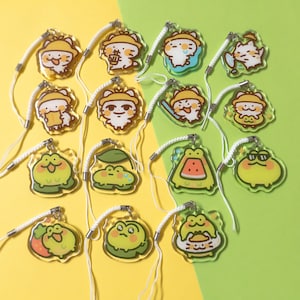 Silly Summer Keychain Double-sided Acrylic Charm - Etsy
