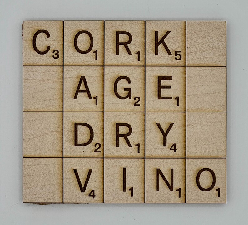 Personalized Scrabble Tile Coasters - Set of 4 - Etsy