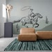 Southwestern Wall Decal Cowboy Wallpaper Calf Roper Mural - Etsy