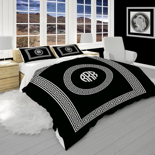 Monogram Bedding - Etsy