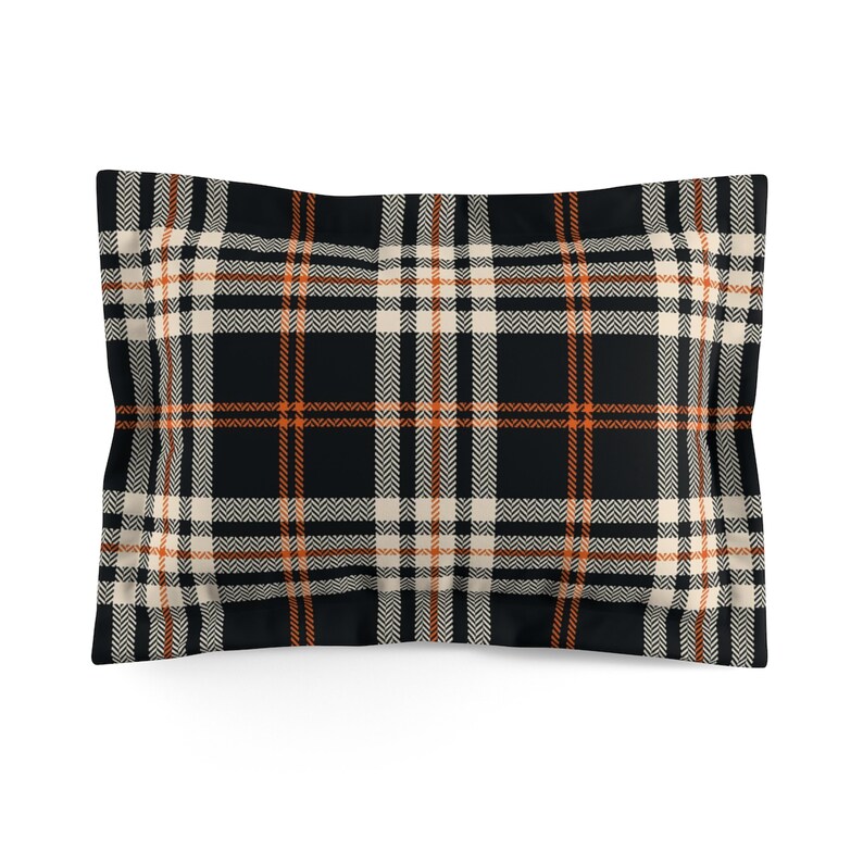 Dark Duvet Cover, Plaid Bedding Set, Checkered Duvet Cover and Pillow ...