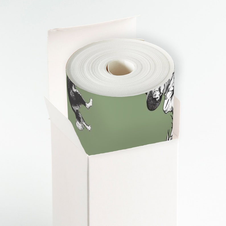 Green Wallpaper Western Wall Paper With Cowboy Southwestern - Etsy