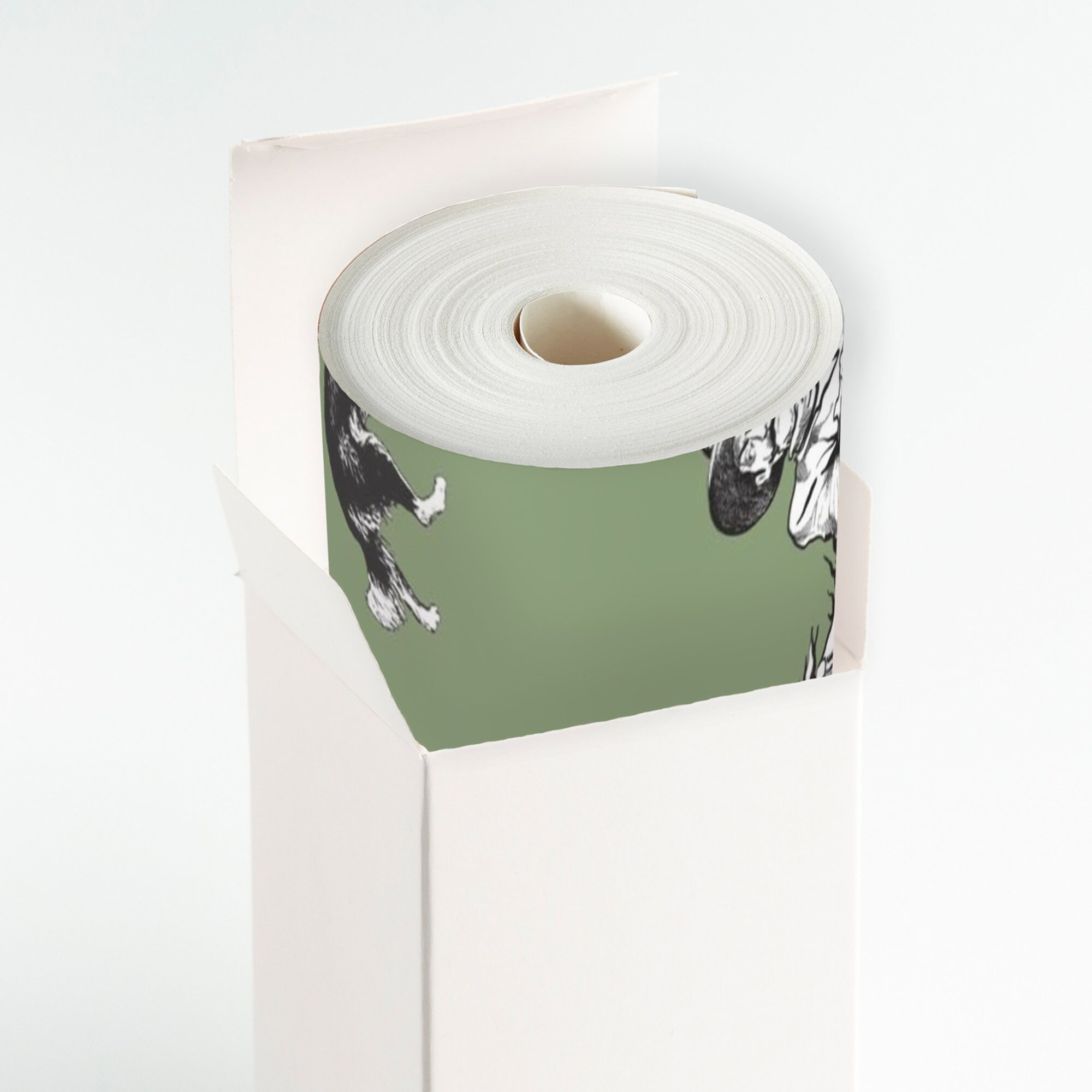 Green Wallpaper Western Wall Paper With Cowboy Southwestern - Etsy