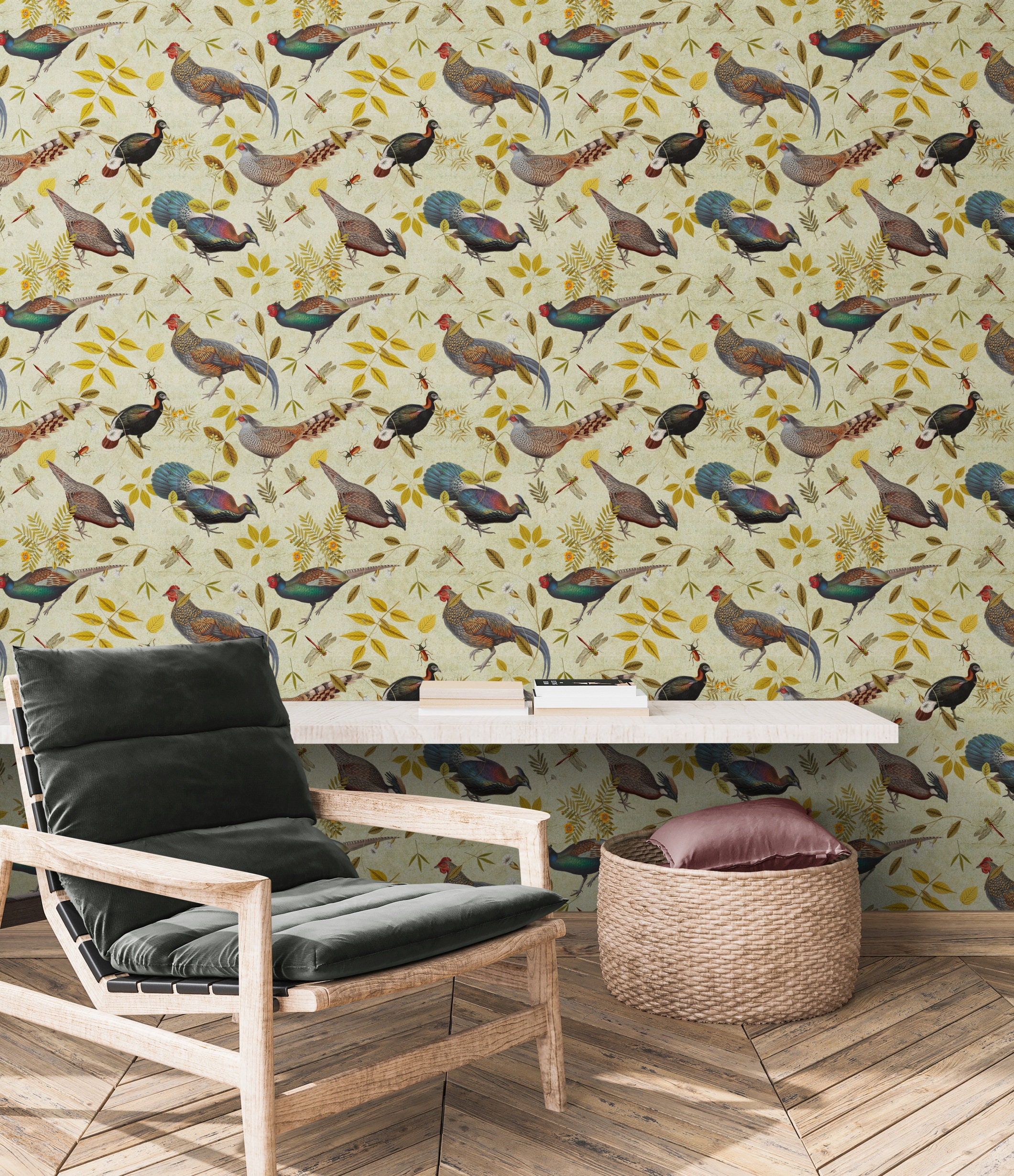 Hunting Wallpaper Peel and Stick Vintage Style Wall Paper | Etsy