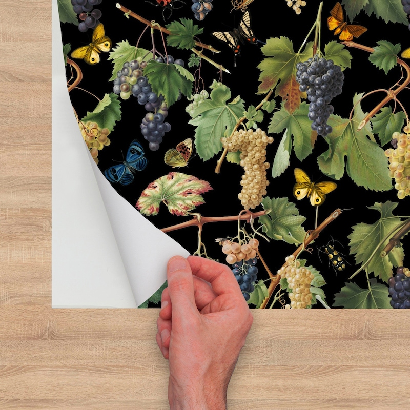Grapes Wallpaper - Etsy