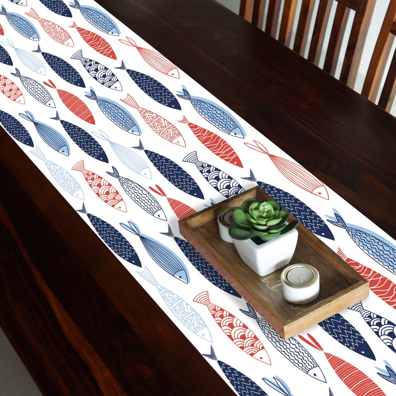 Fish Table Runner - Etsy